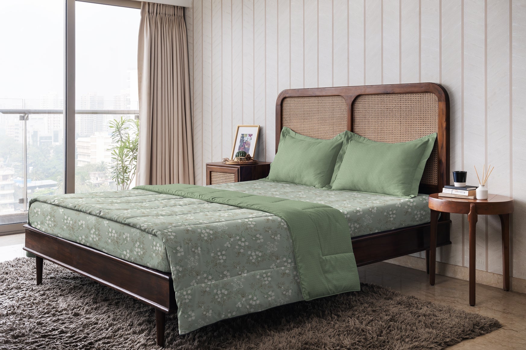 EasySnug Microfiber Double Comforter - Forest Whispers | Double Comfor ...